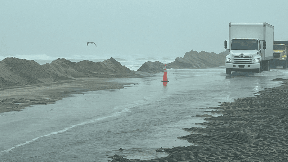 NC 12 closed between Marc Basnight Bridge and Rodanthe due to ocean ...