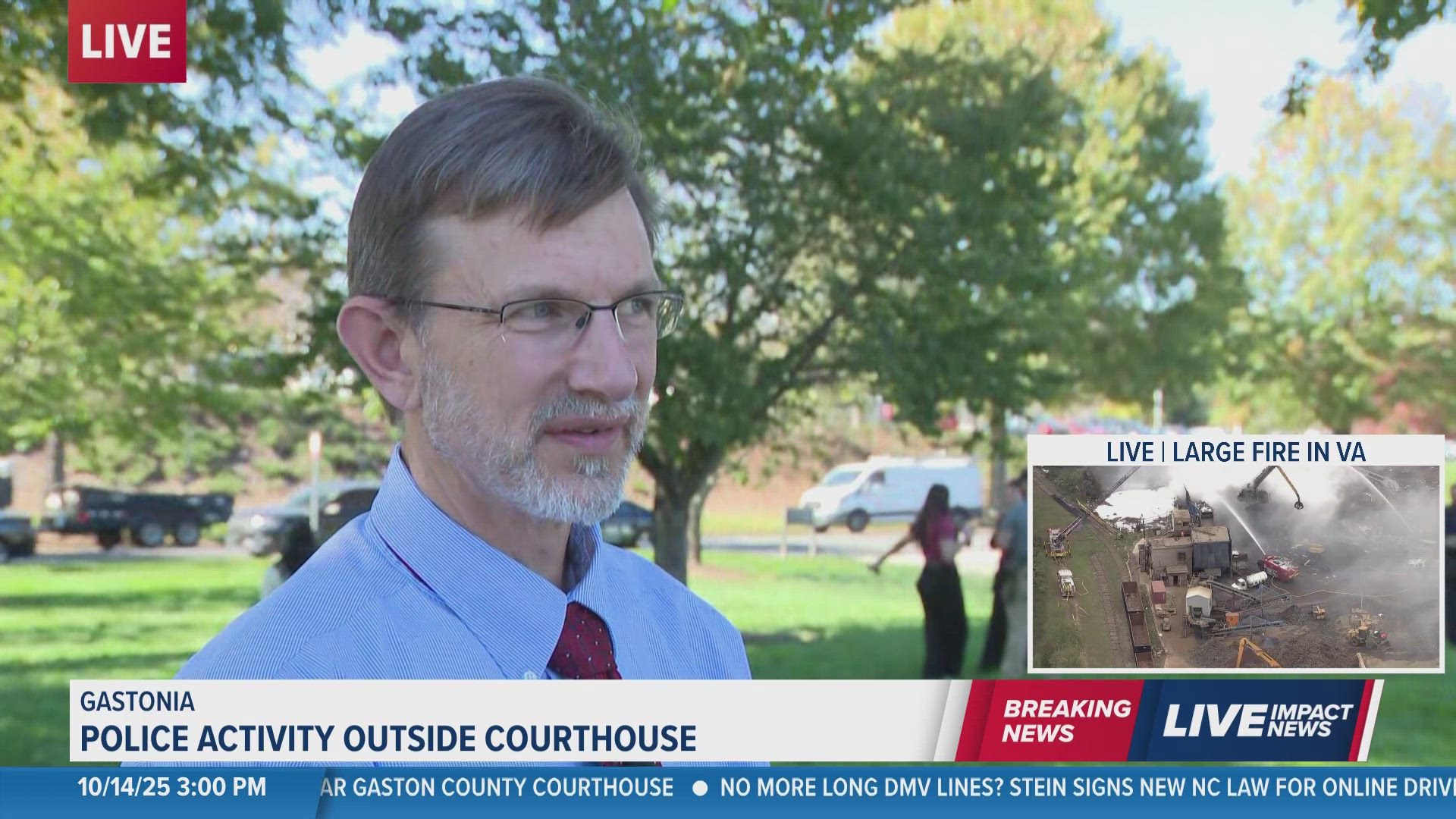 Witness describes evacuation at Gaston County Courthouse