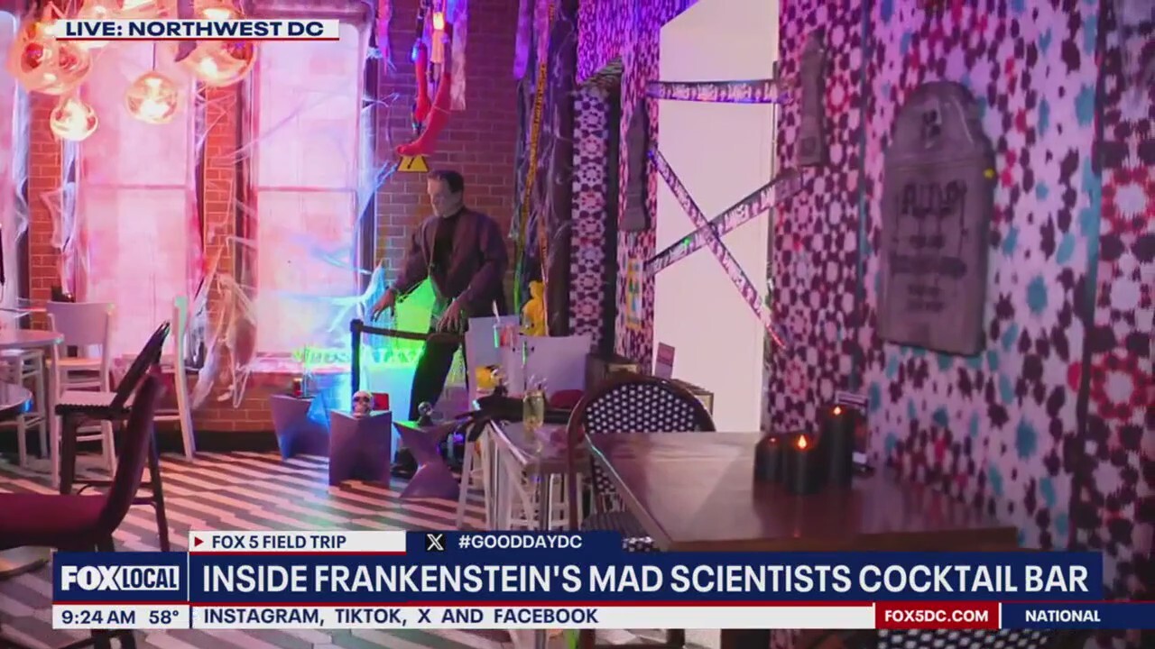 Inside Frankenstein's Mad Scientists Cocktail Bar