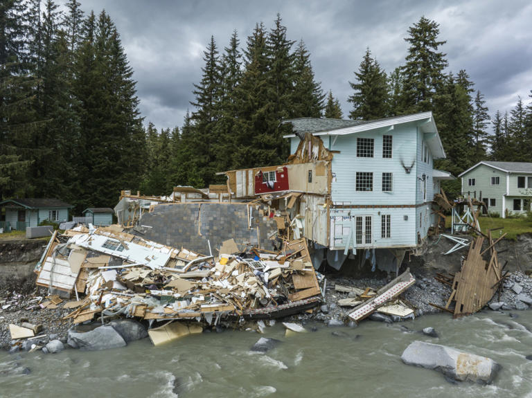 Videos, Photos Show Devastating Aftermath of Typhoon in Alaska