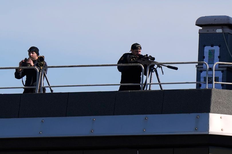Snipers seen on stadium roof at Italy vs Israel as pro-Palestine ...