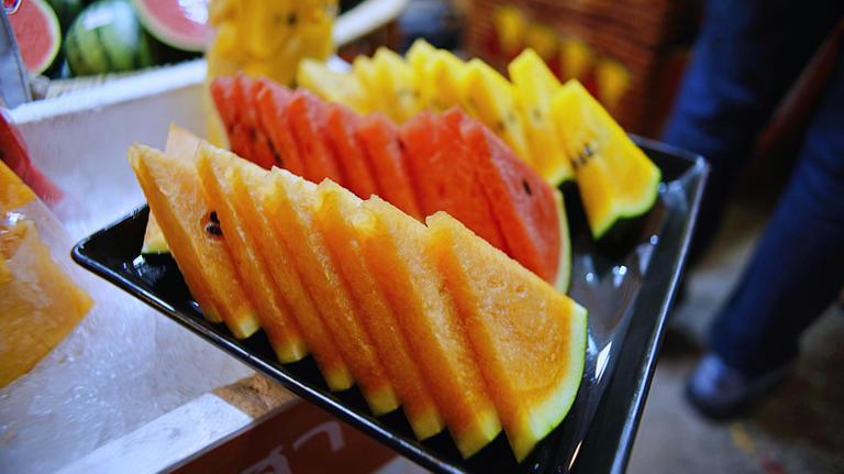 The Big Flavor Difference Between Red And Orange Watermelon