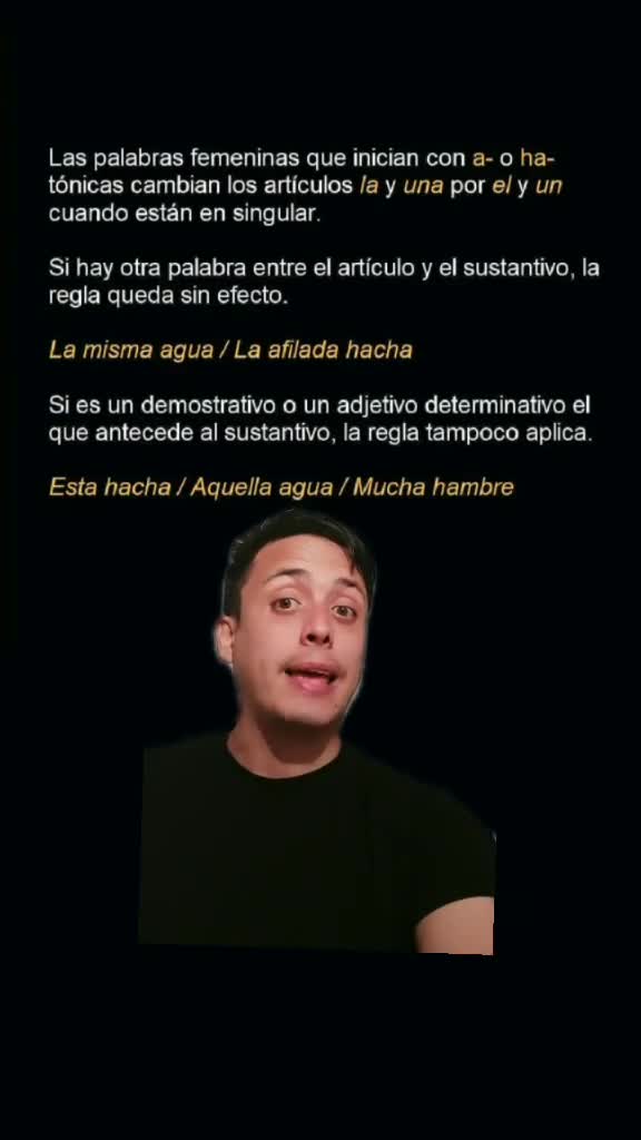 La verdad sobre el agua #español #ortografía #gramática #lengua