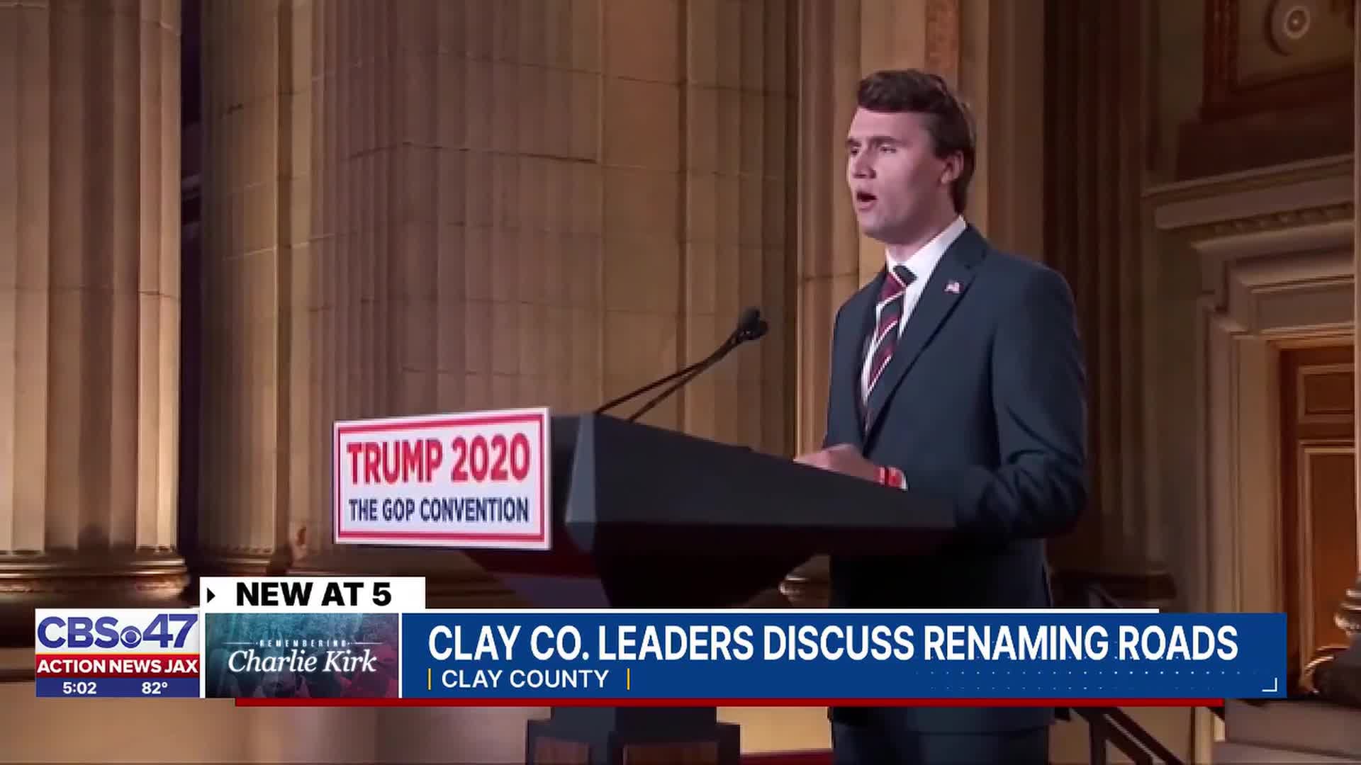 Clay County weighs proposal to honor late activist Charlie Kirk with ...