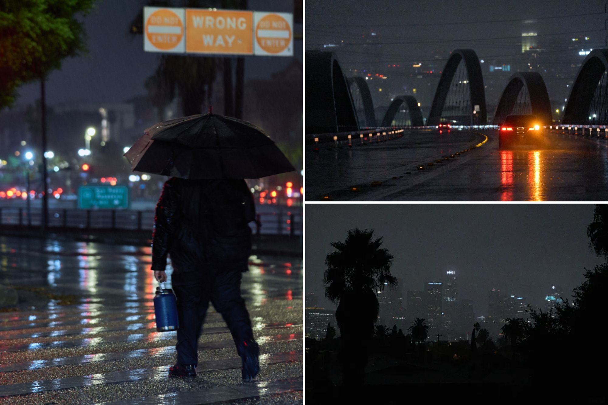 California storm triggers evacuation in wildfire-scarred LA ...