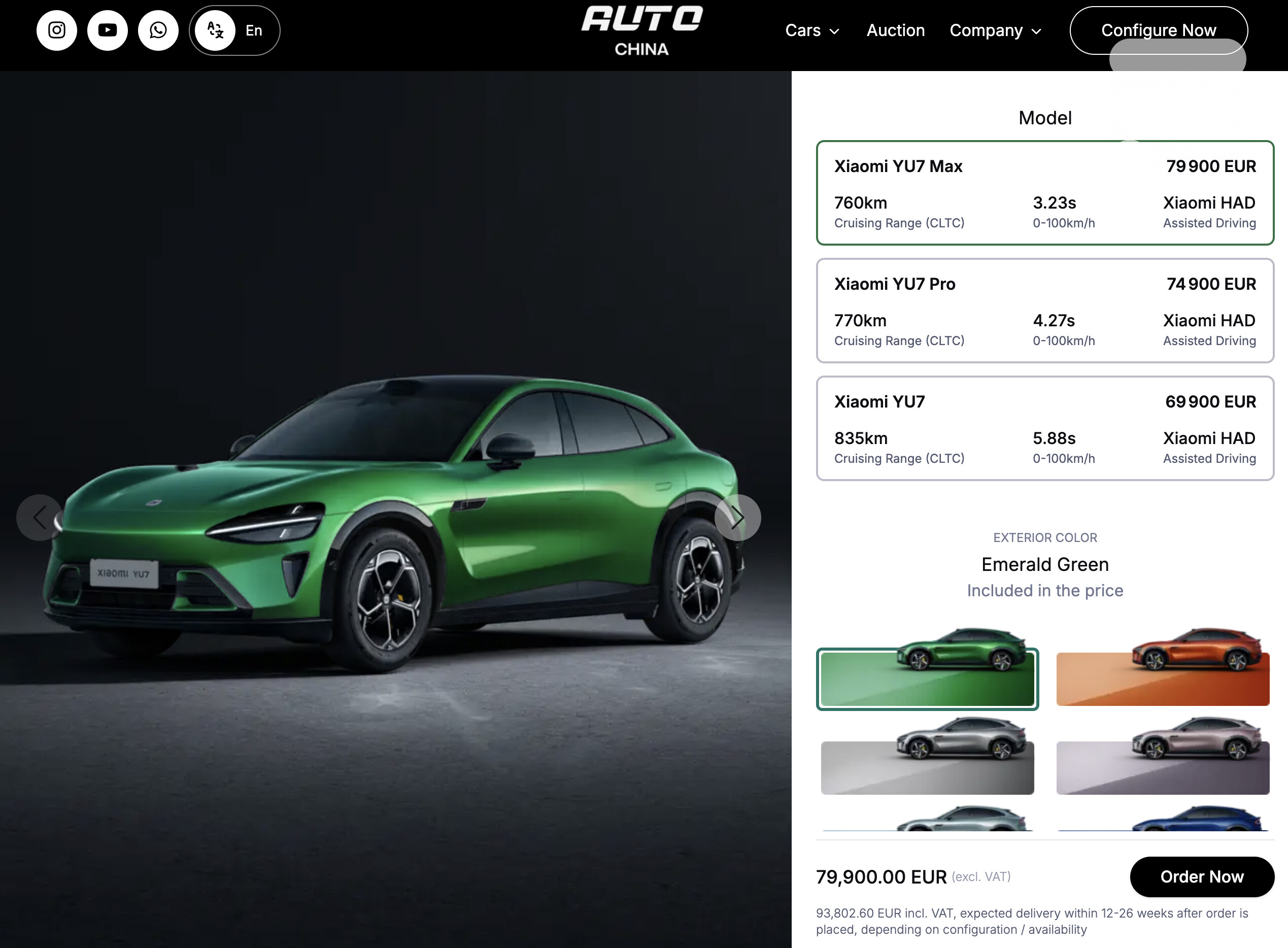 Xiaomi SU7 et YU7 déjà disponibles en Europe, mais à quel prix (et quels risques)