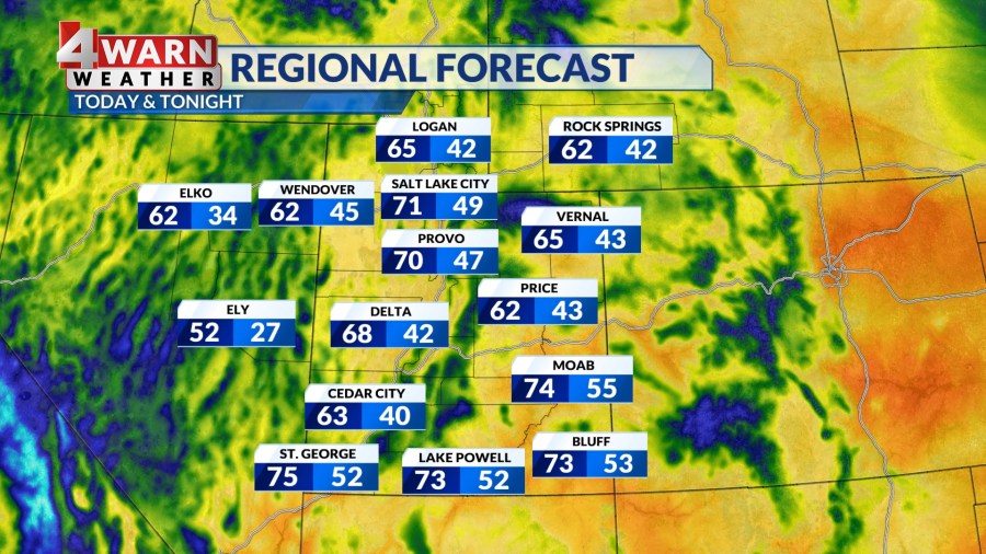 Wind advisories, increasing shower and storm chances for parts of Utah