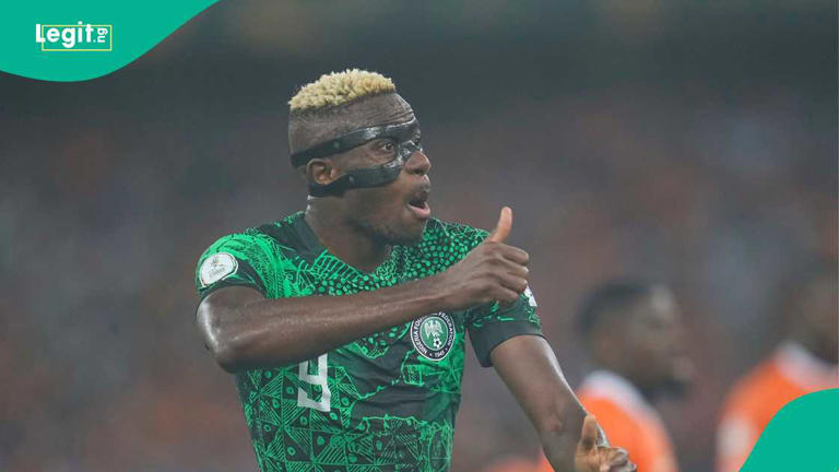 Victor Osimhen scores hat-trick as Nigeria destroy Benin Republic ...