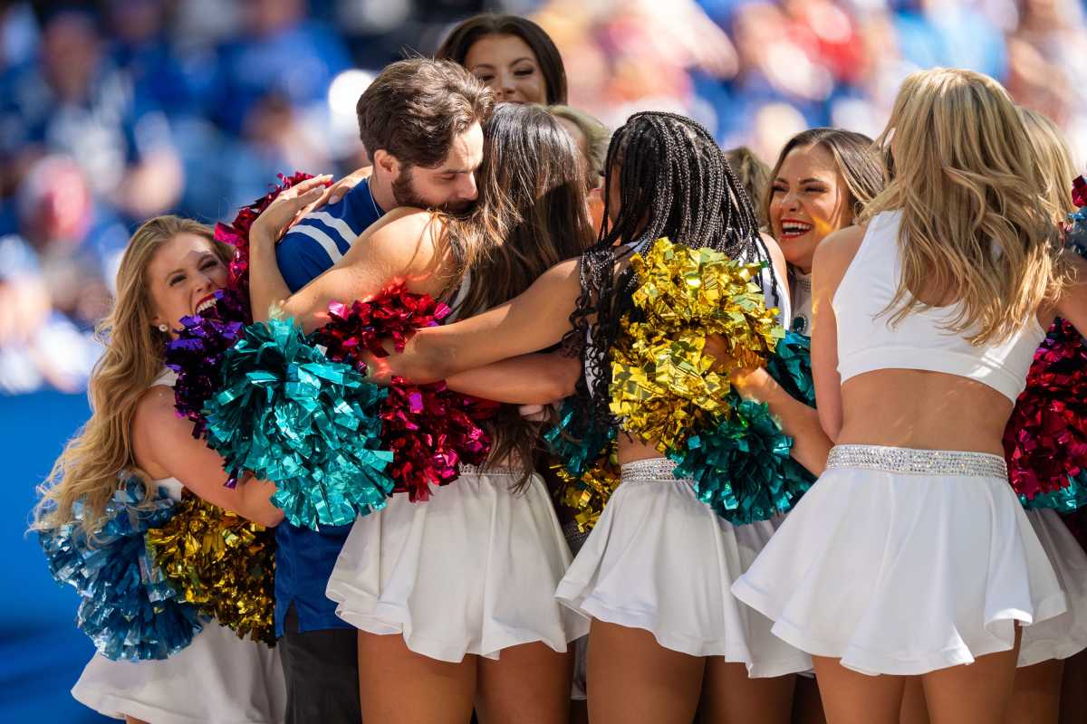 Colts Cheerleader Has Life-Changing Moment During NFL Game
