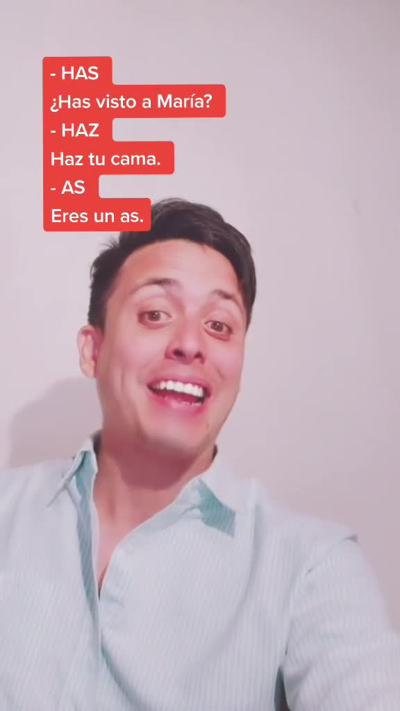 Responder a @caip2605 | Has / Haz / As | #español #gramática #ortogra