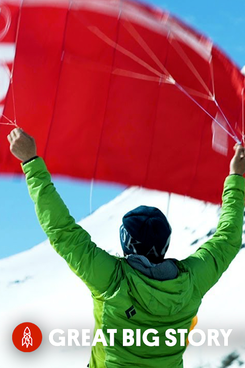 Snowkiting en Alaska, libertad en la nieve