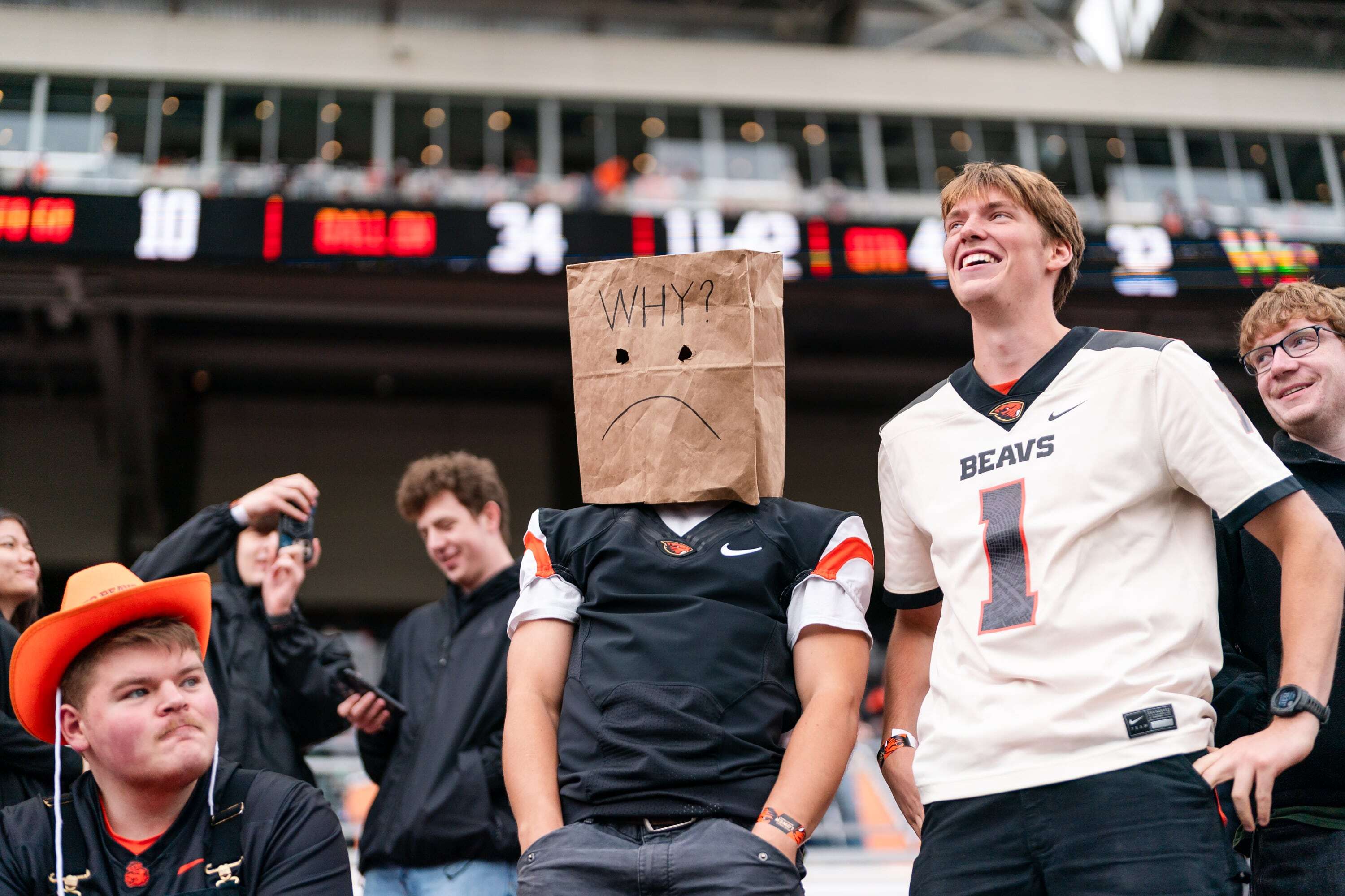 He brought a ‘Fire Barnes’ banner to an Oregon State game. Then ...