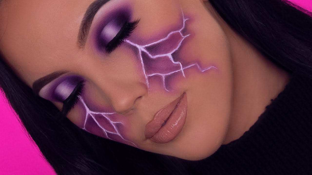 Halloween makeup tutorial | Thunder and lightning makeup