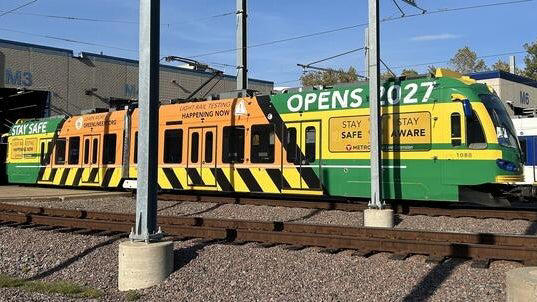 Metro Transit starts testing trains on Green Line light rail extension