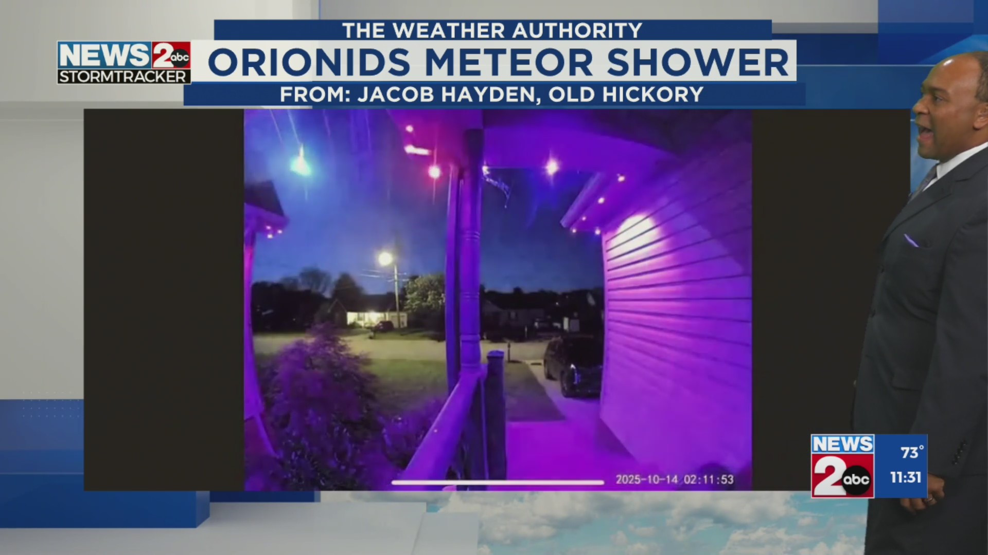 Cameras capture fireball across Middle TN