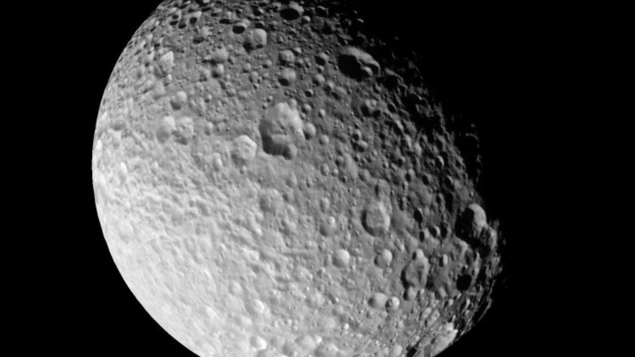 Saturn’s moon Mimas may hide an ocean beneath its crust