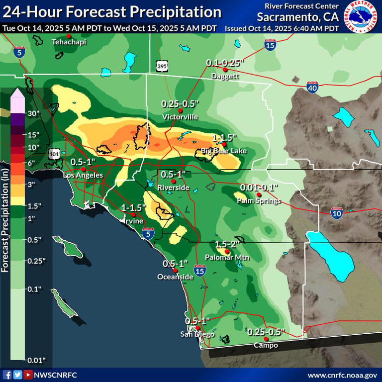 Is it supposed to rain today? When will it end? See Southern California ...