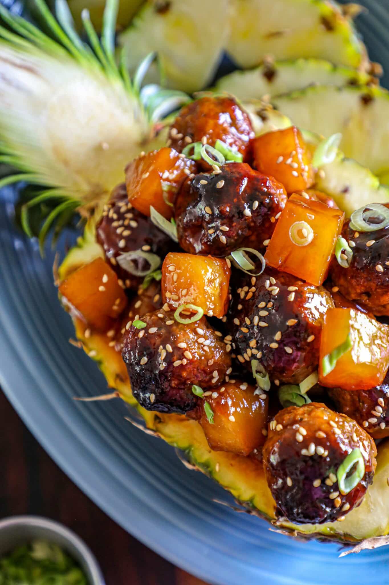 Pineapple Teriyaki Meatballs
