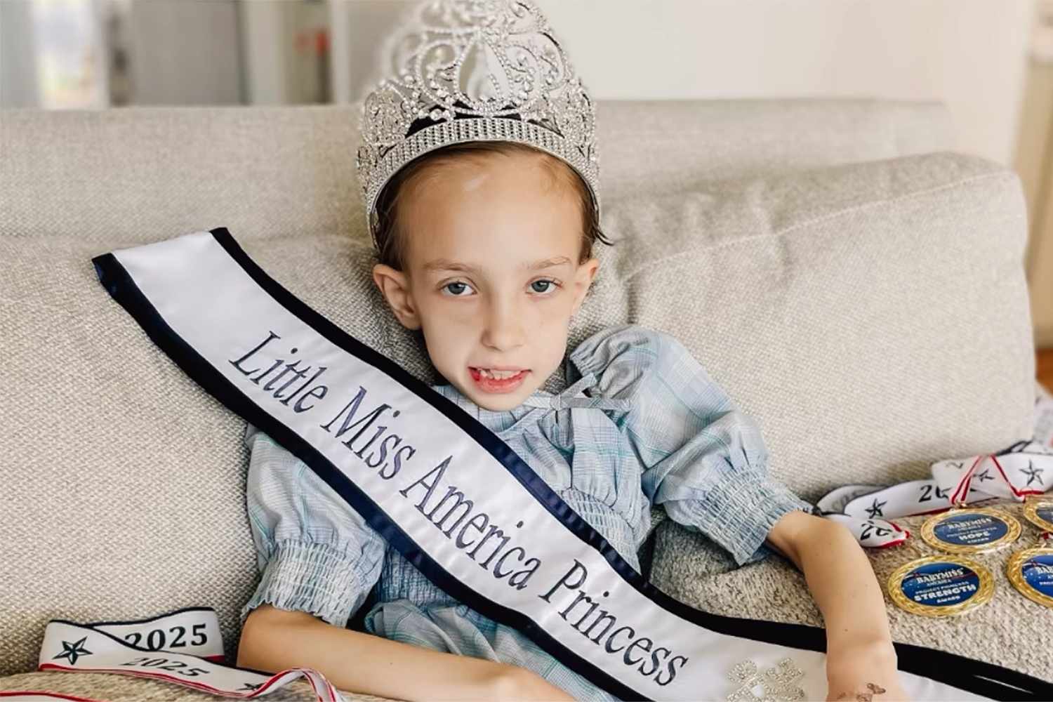 9-Year-Old Influencer with Stage 4 Cancer Gets Crowned Little Miss ...