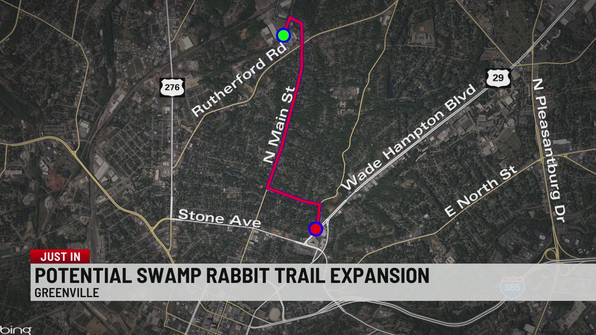Preferred route chosen for Swamp Rabbit Trail extension in Greenville