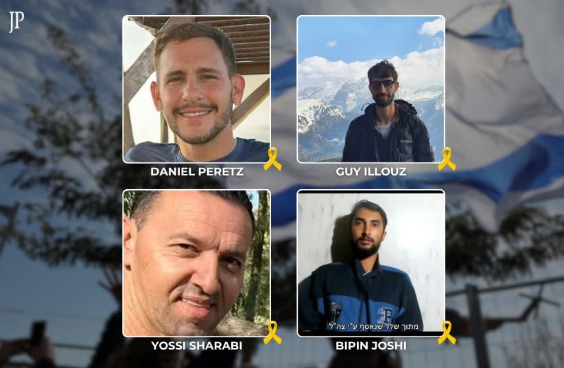 Israel confirms reception of remains of Guy Illouz, Bipin Joshi, Yossi ...
