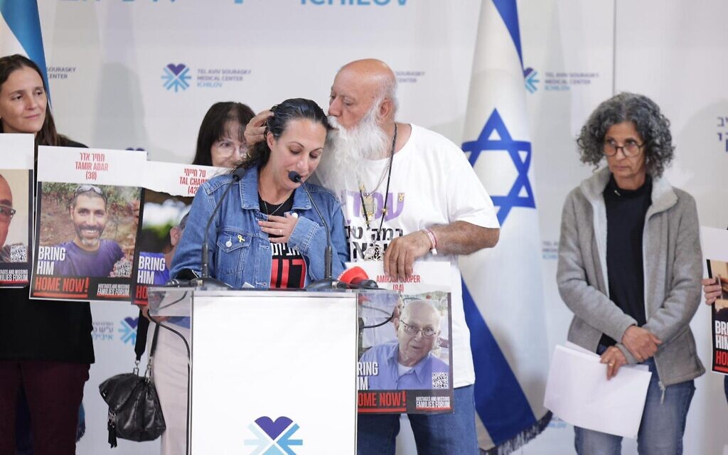 Wife of freed hostage Omri Miran: ‘Mission not over’ until last body ...