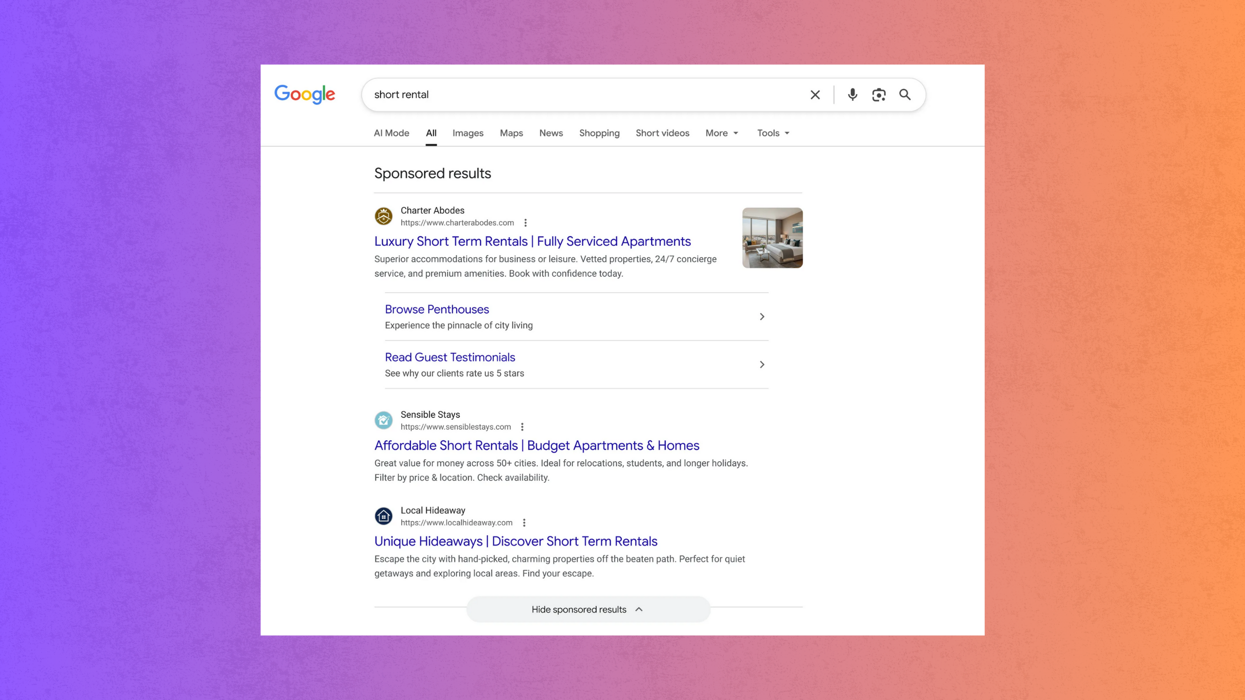 Google Makes ‘Sponsored’ Results Collapsible in Search