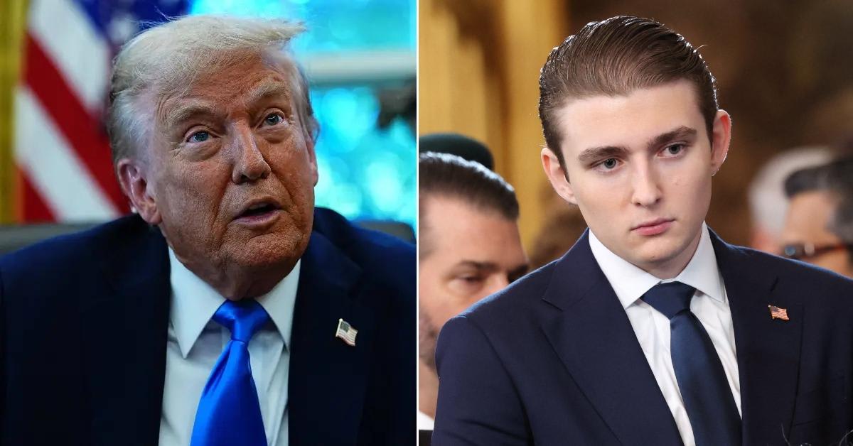 Donald Trump Defends Son Barron After It's Claimed He's an 'Oddity' at ...