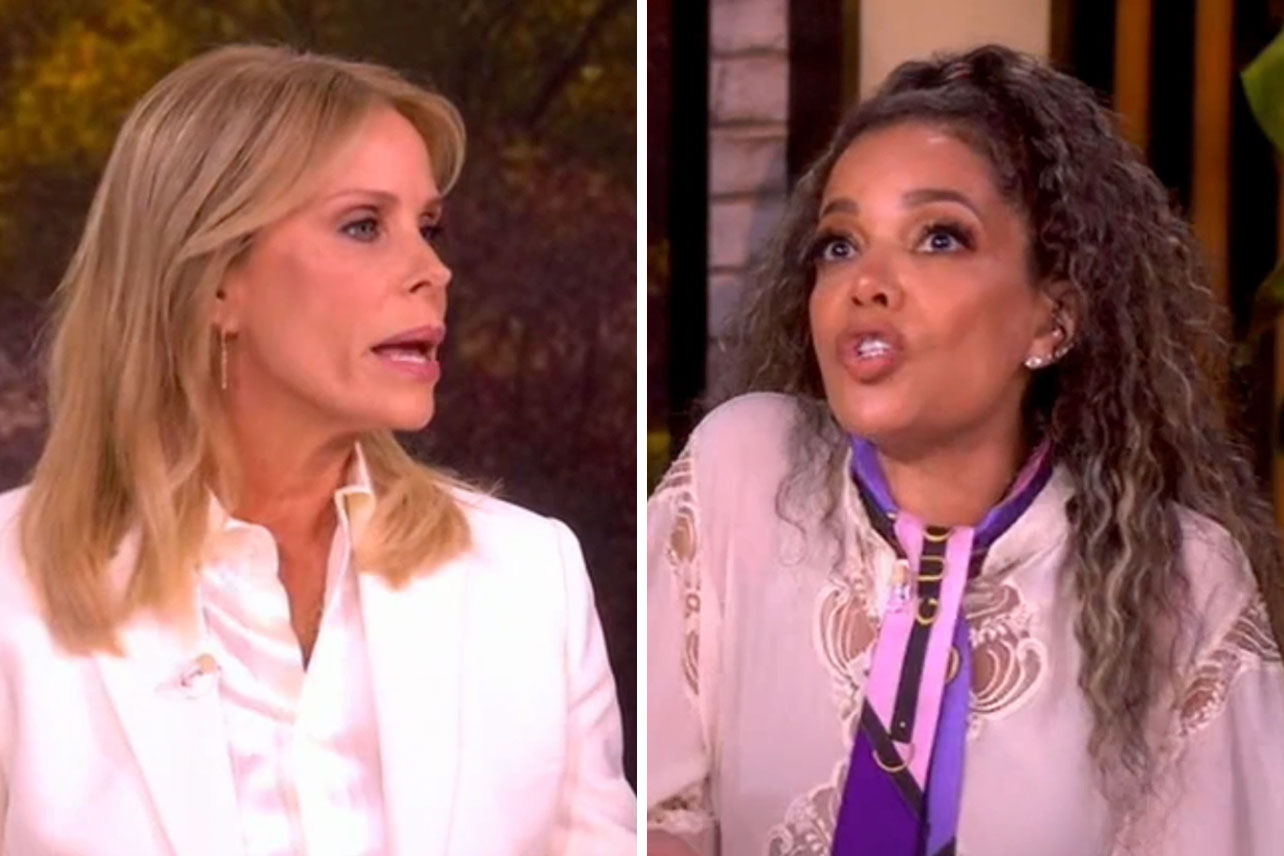 Sunny Hostin Feuds With Cheryl Hines On ‘The View’ After Slamming Her ...