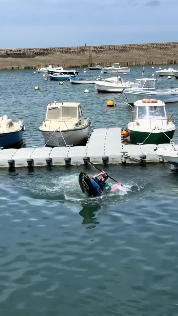 Kayak Tricks Gone Wrong at the Marina