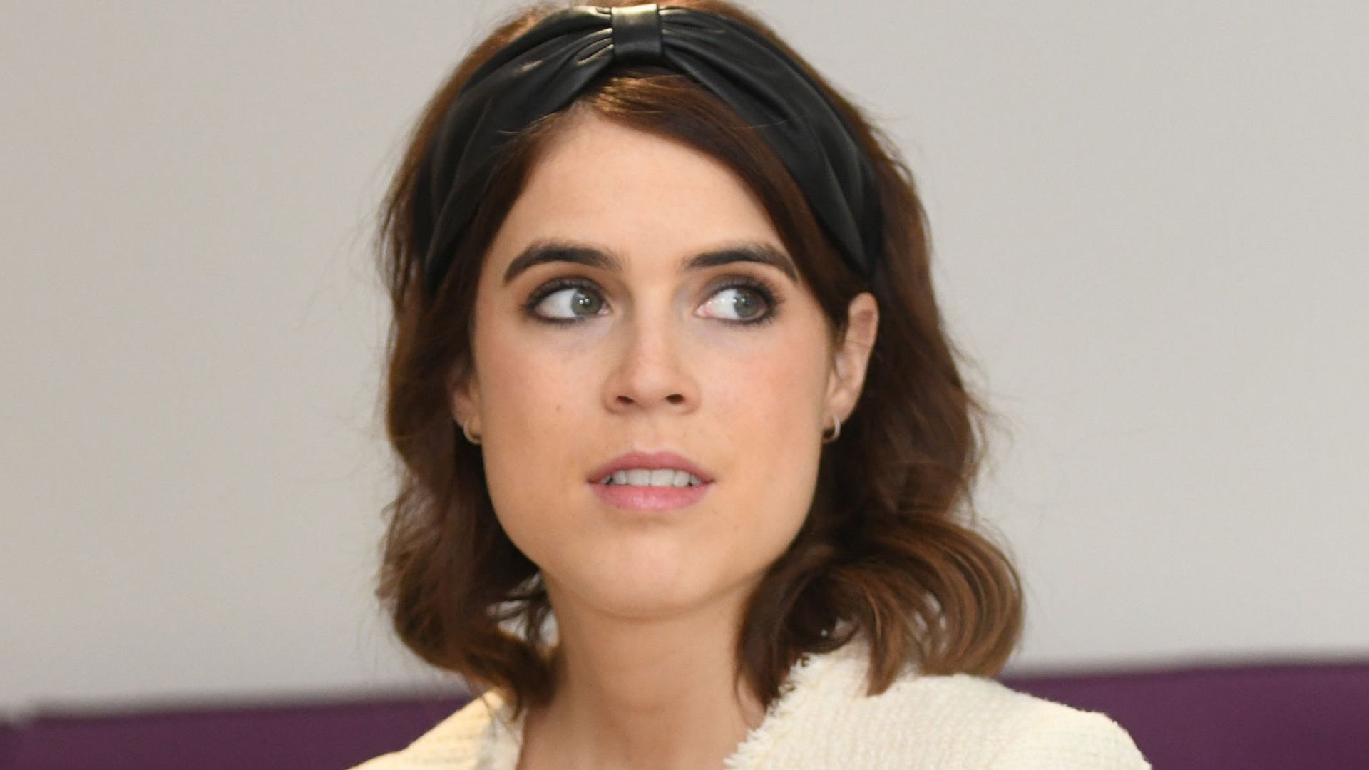 Princess Eugenie is radiant in silky slip skirt and knee-high boots for ...