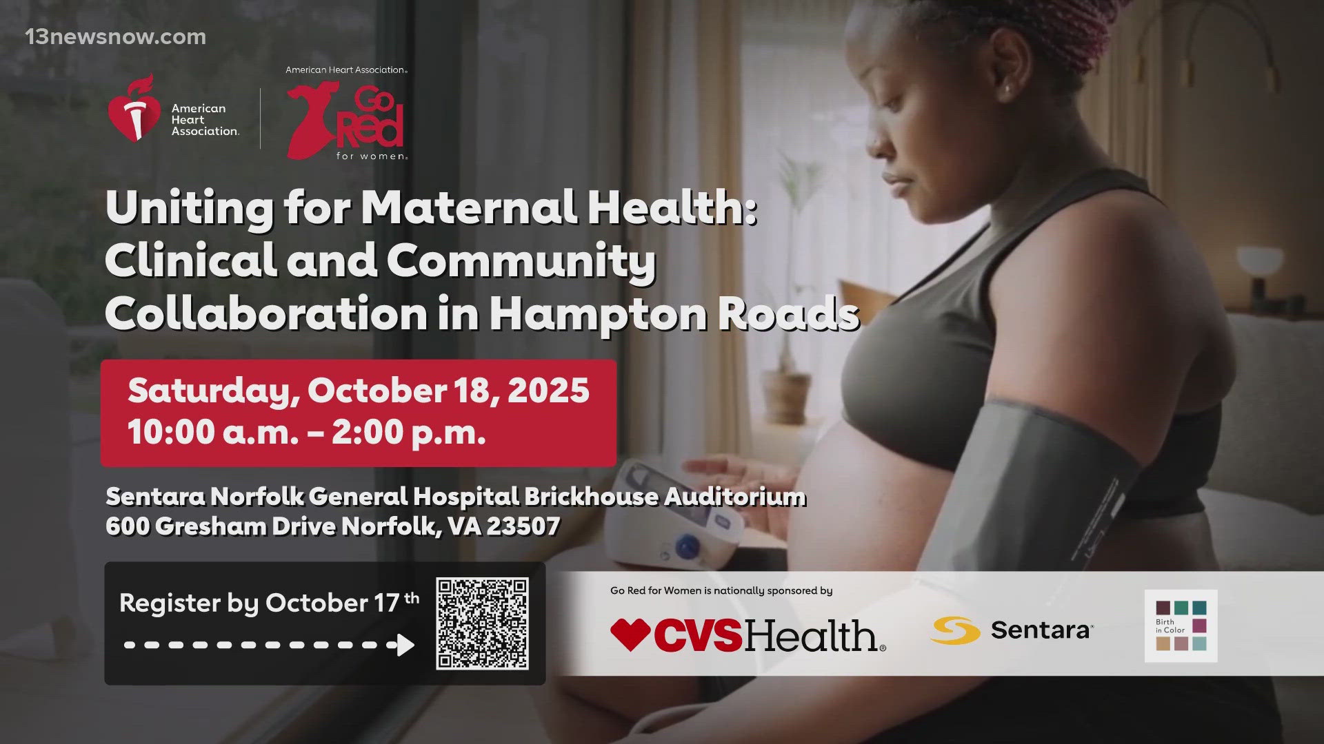 American Heart Association promotes maternal health in Hampton Roads
