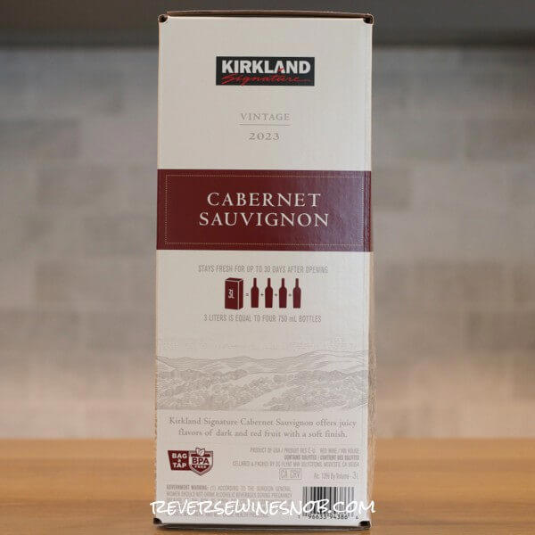 Kirkland Signature cabernet sauvignon box wine review