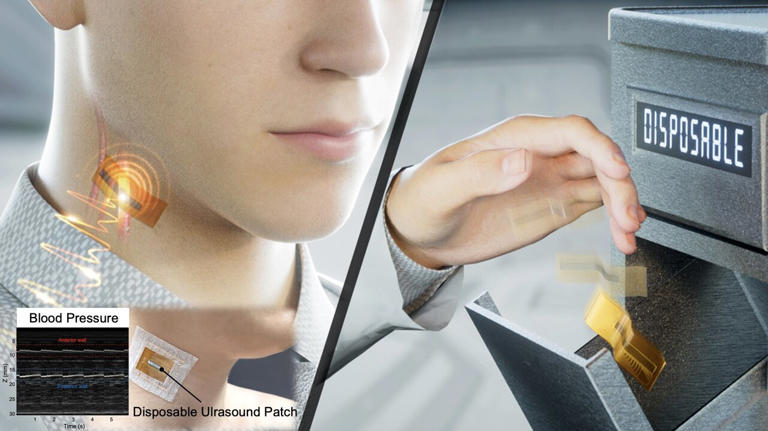 Eco-friendly silicon patch delivers clearer ultrasound images without ...