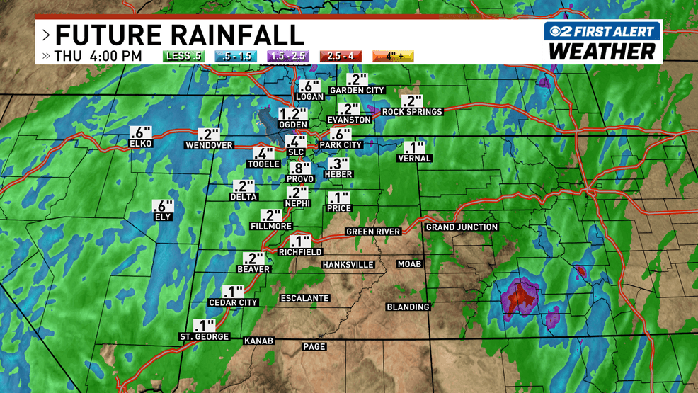 Utah braces for more rain after record-breaking October