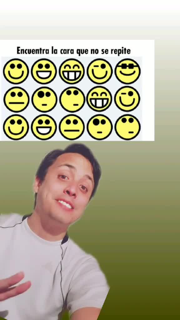 ¿Cuánto tardas en ver la cara que no se repite? #sentidos #velocidad