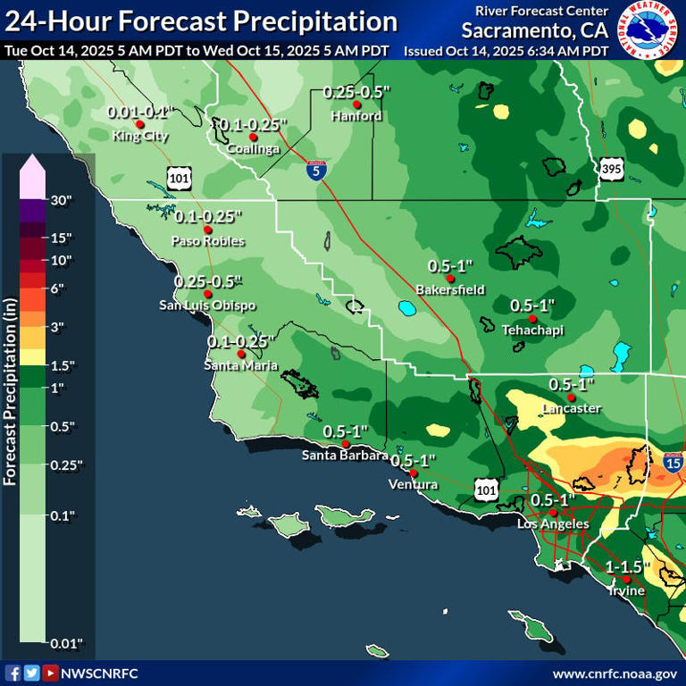 Is it supposed to rain today? When will it end? See Southern California ...