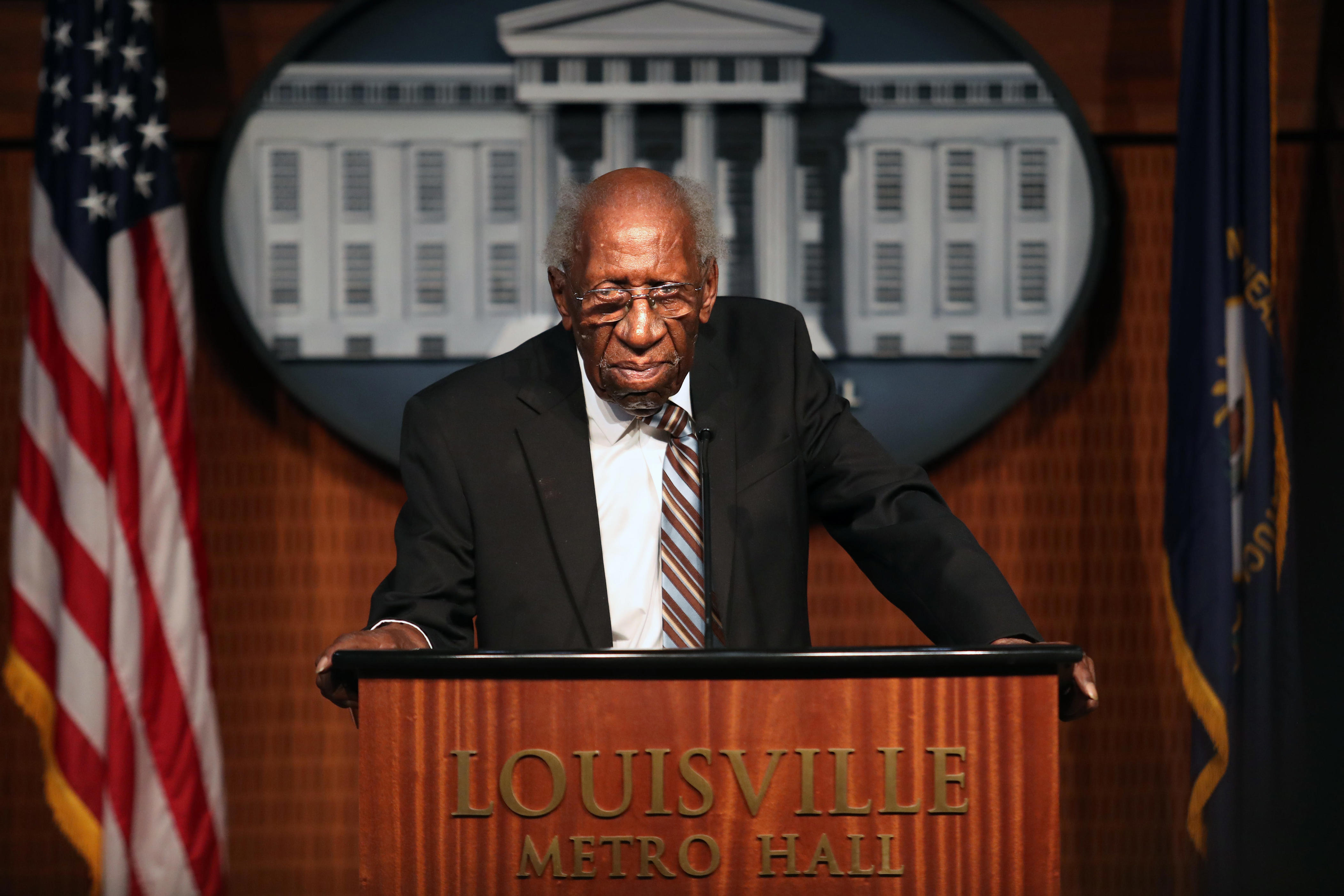 Manfred Reid Sr., a housing advocate and member of Louisville's 'Black ...