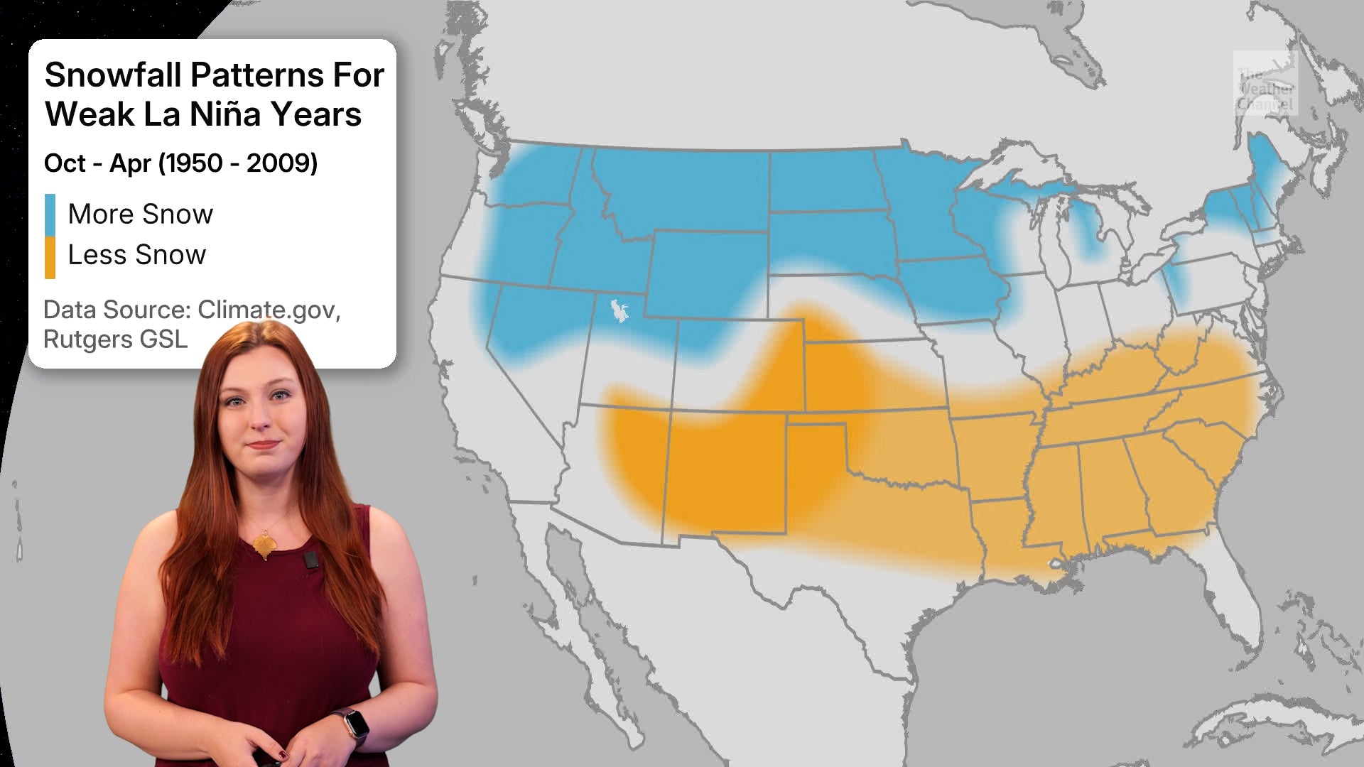 How This Winter S Weak La Niña Could Affect Your Snowfall