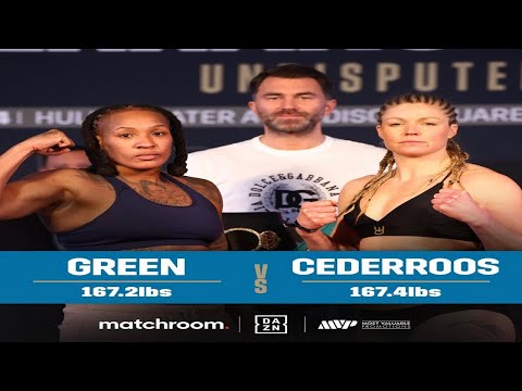 ☎️ Shadasia Green vs. Elin Cederroos 🔥🟢 WBC eliminator ️