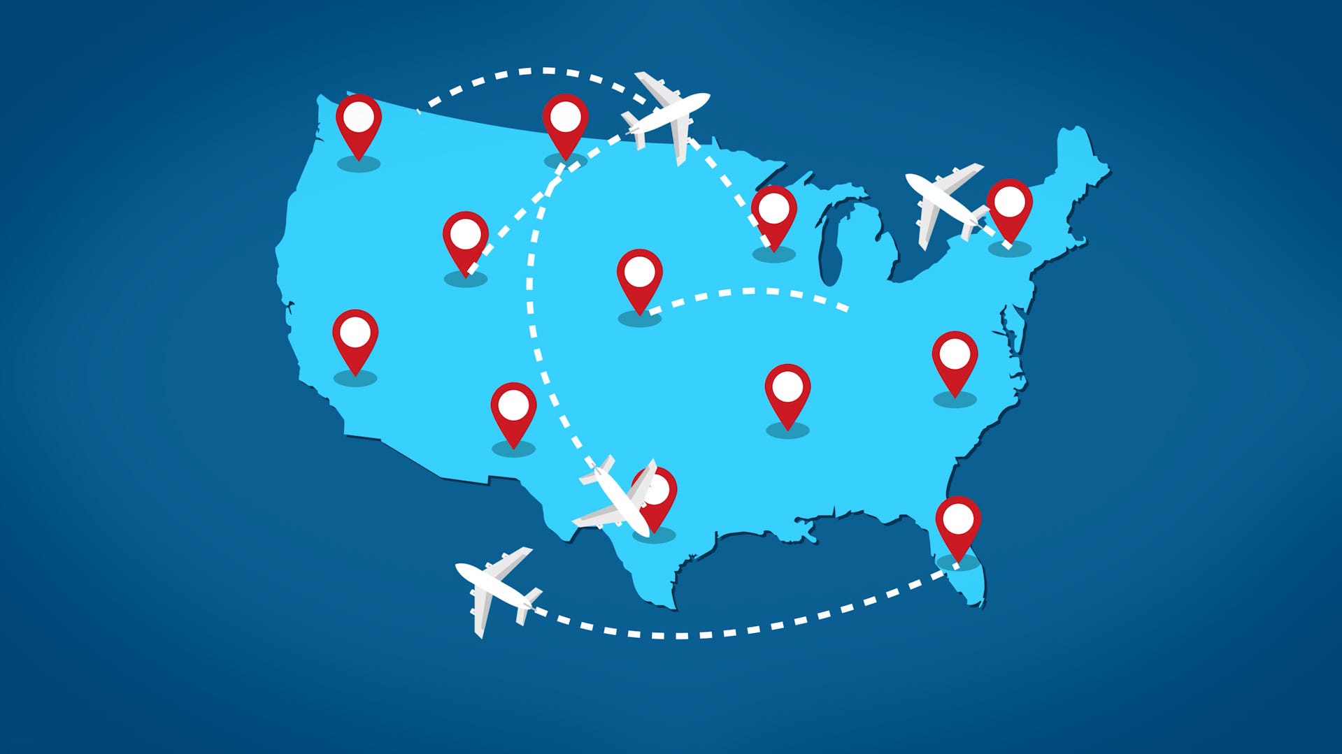 How airlines choose flight routes