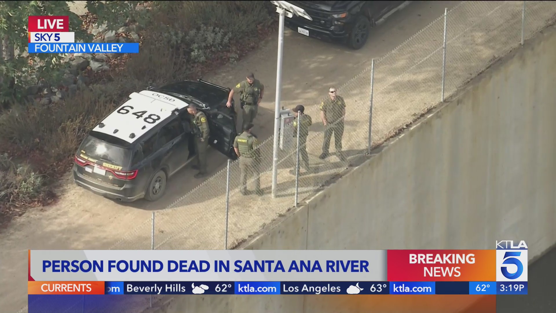Body found in Santa Ana River amid rain, flooding