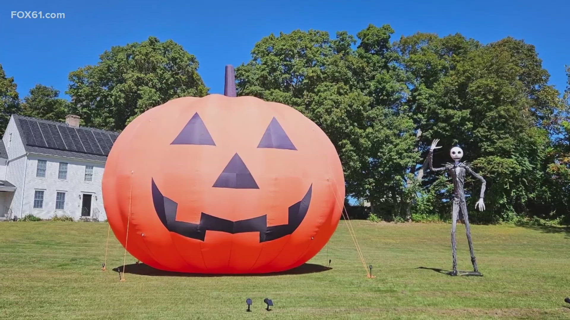 Tolland's beloved 30-foot pumpkin pops, community rallies to replace it