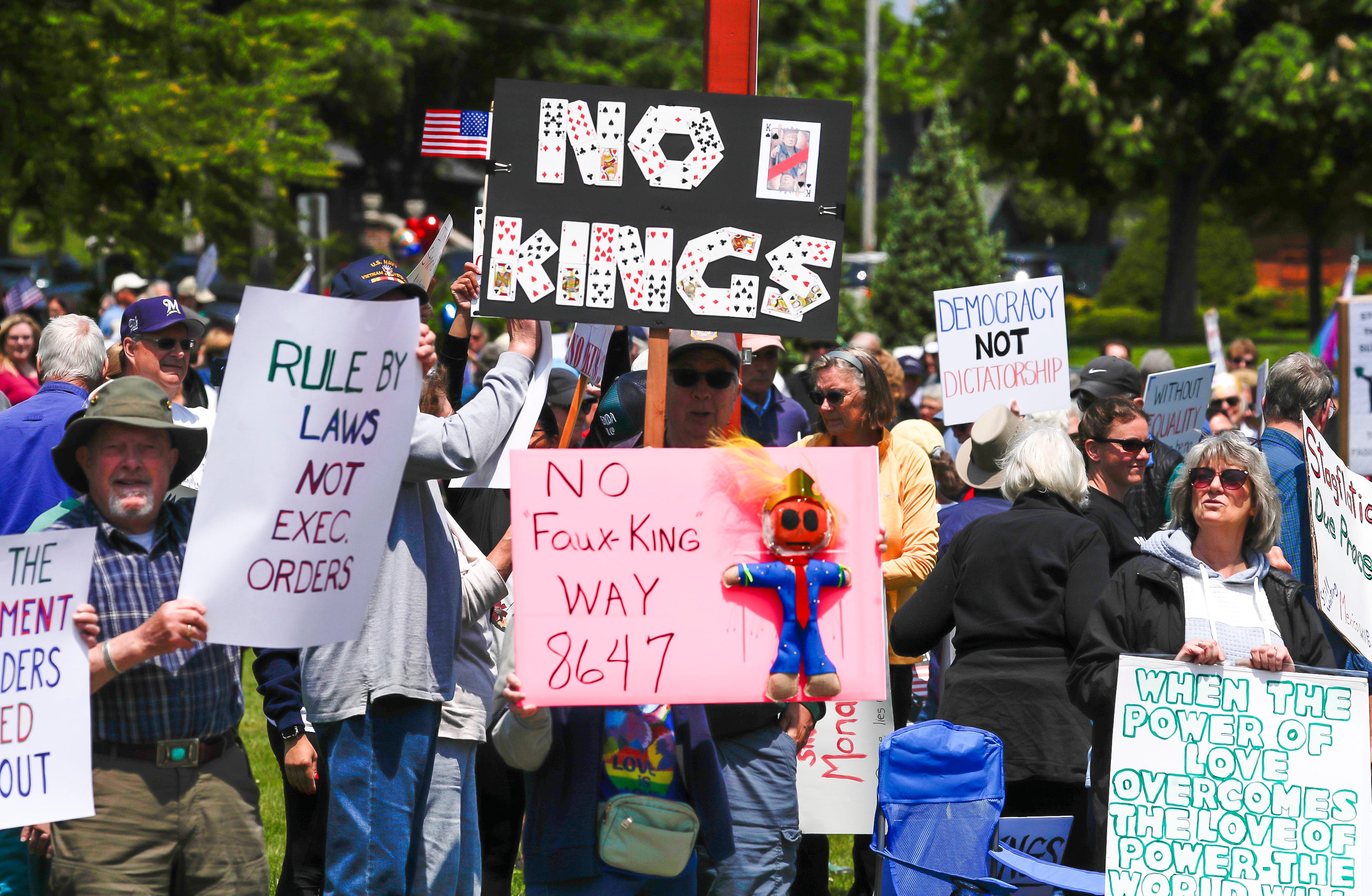 Sheboygan 'No Kings' anti-Trump protest is set for Oct. 18 at Peace Park