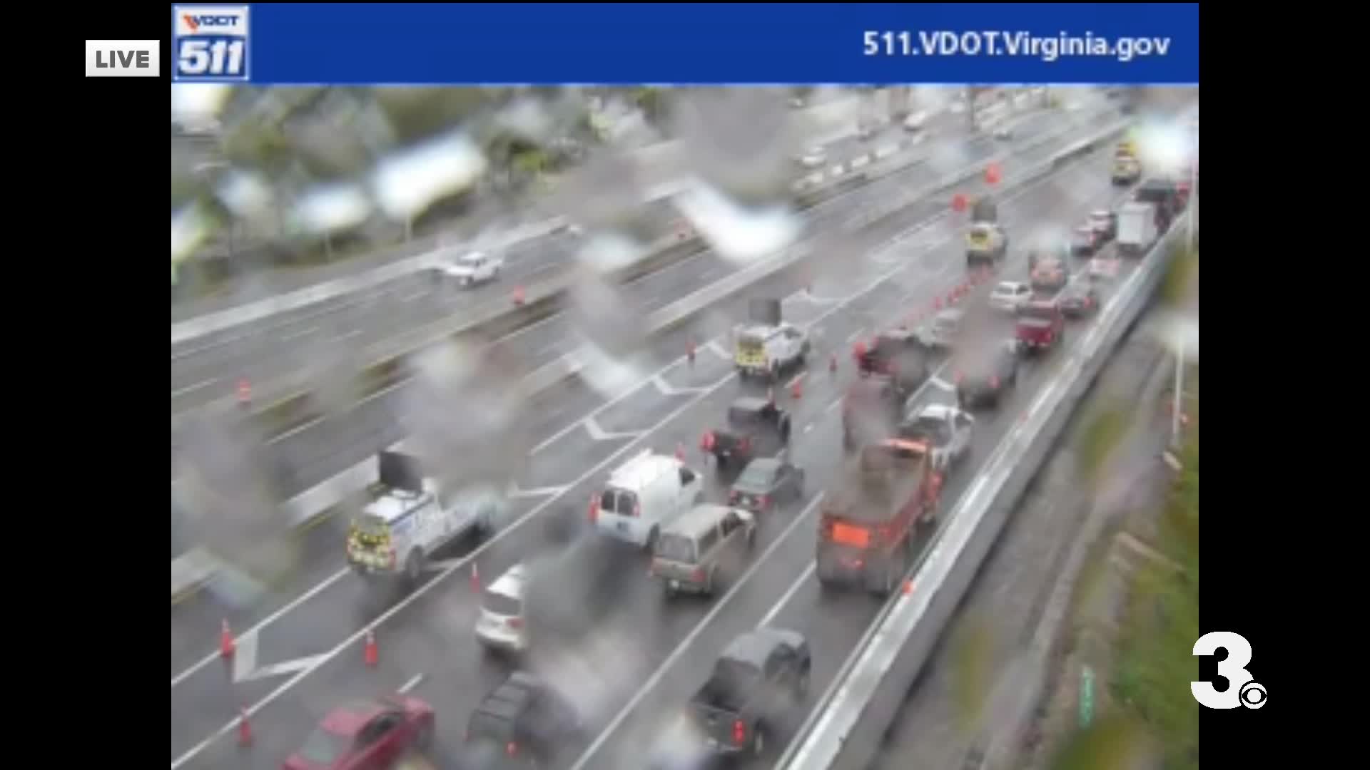 1 injured in multi-vehicle crash on I-64 in Norfolk: VSP