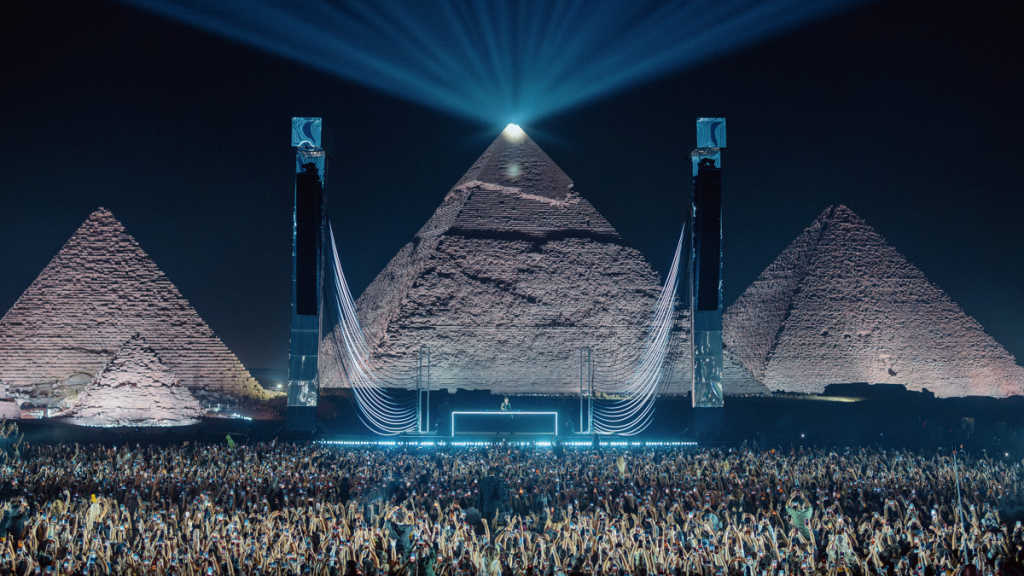 Anyma Performs Historic Double Set at Egypt’s Great Pyramids of Giza