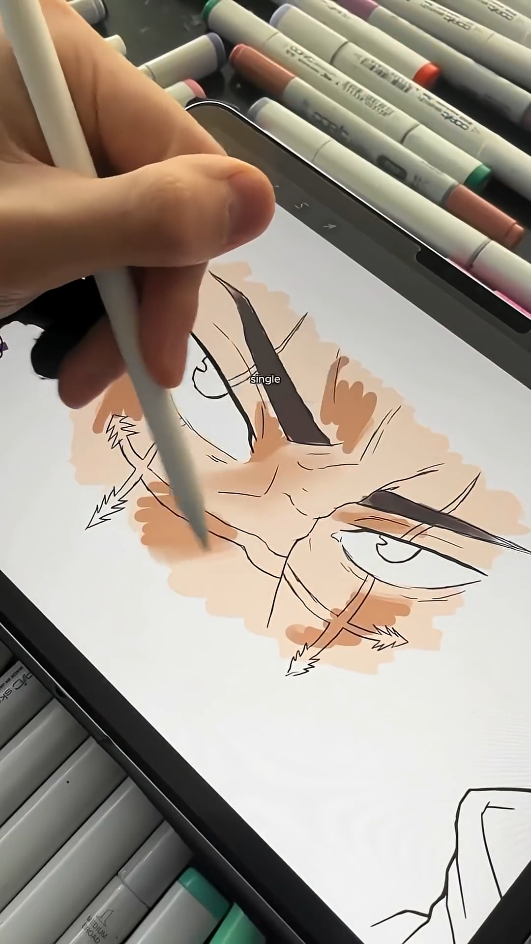 Digital Coloring Process for Anime Illustration