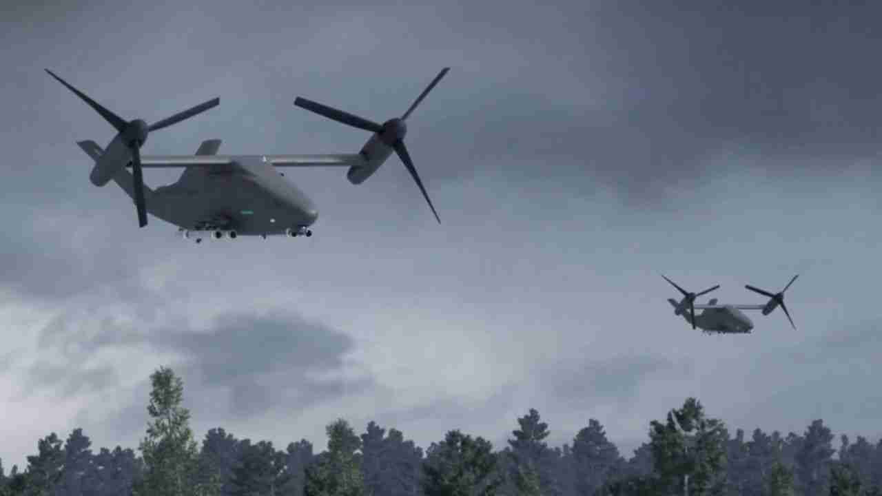 Boeing unveils collaborative tiltrotor drones for military attack and ...