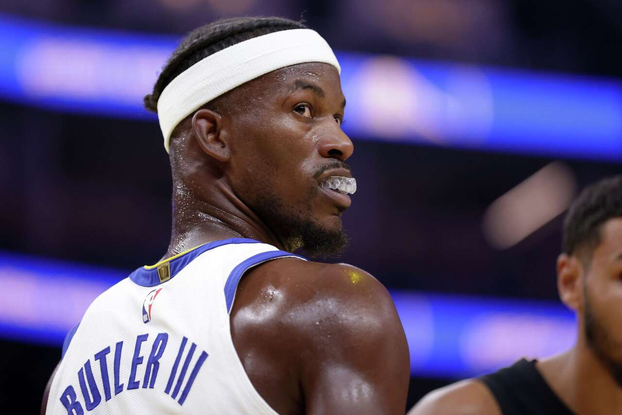 Warriors' Jimmy Butler undergoes MRI on ankle, but team ‘not concerned'