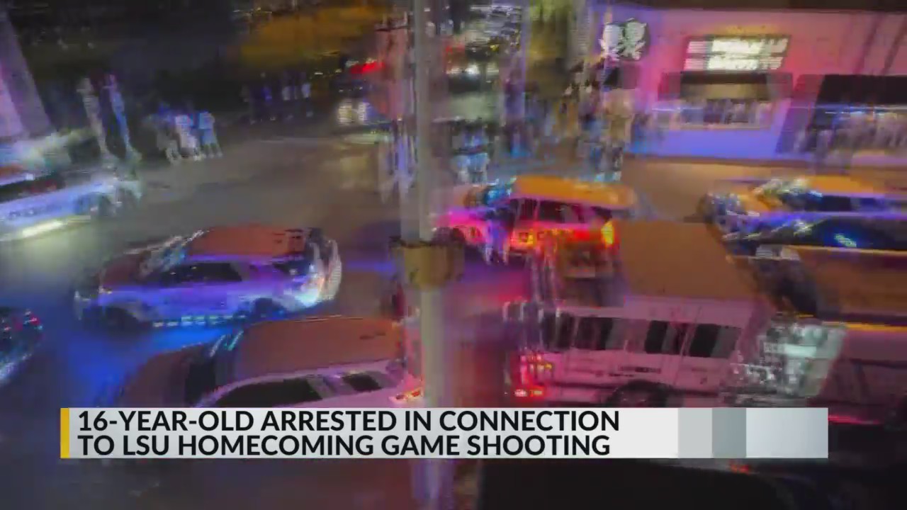 Teen arrested, accused of shooting during LSU homecoming